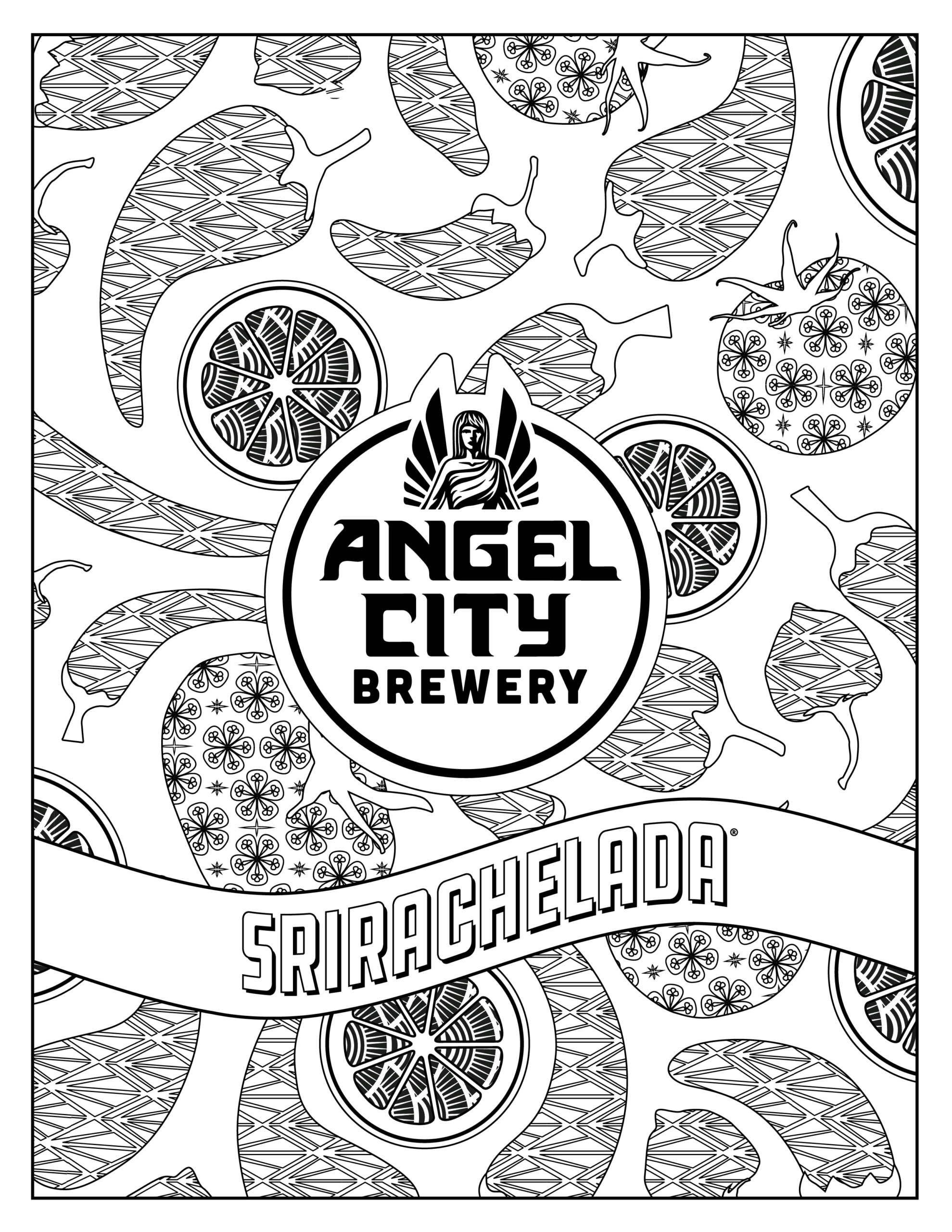 Angel City Coloring Pages - Angel City Brewery