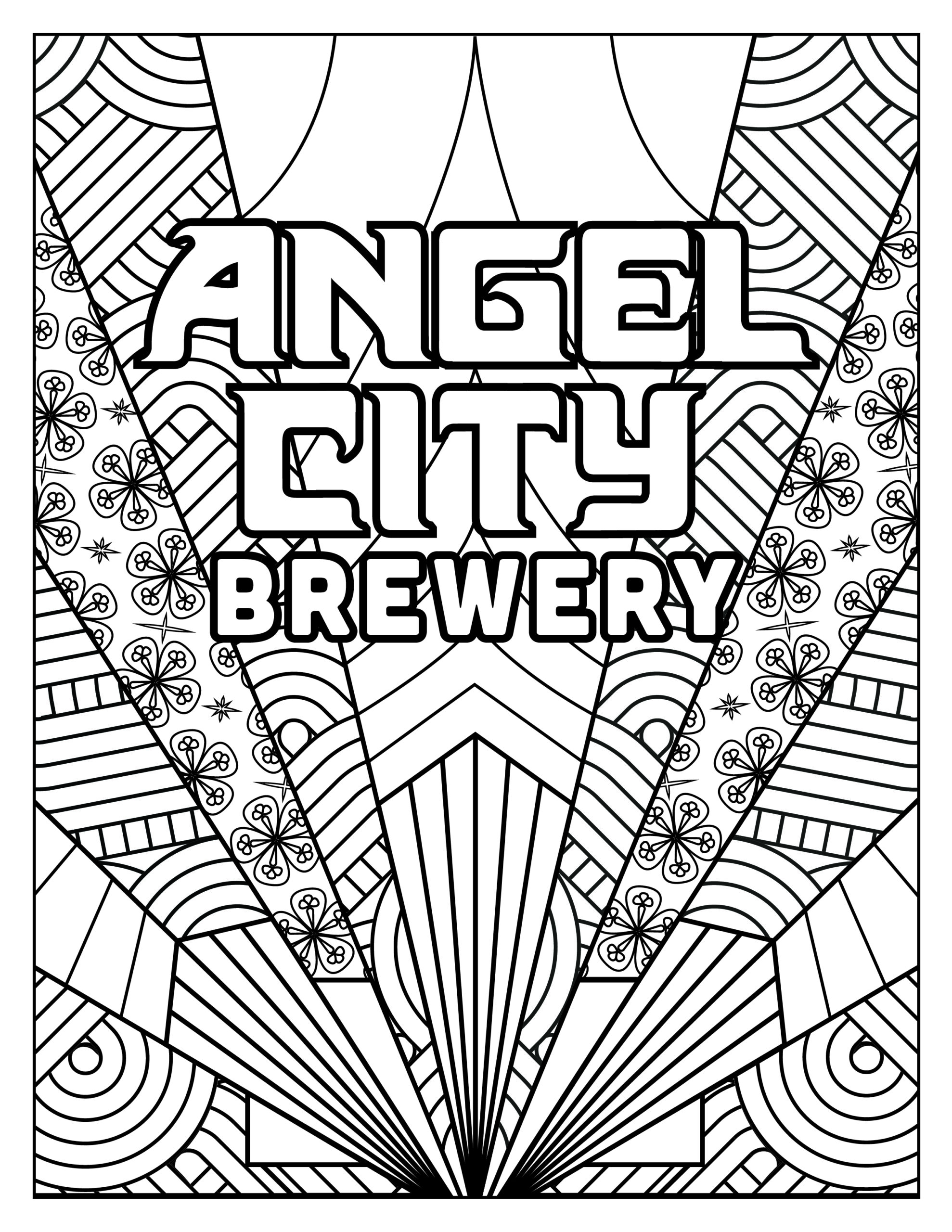 Angel City Coloring Pages - Angel City Brewery